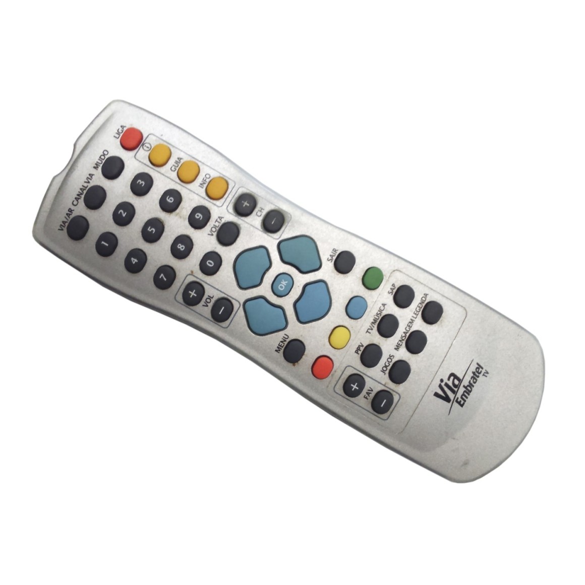 Controle Remoto Via Embratel Original Controle Remoto Via Embratel Original
