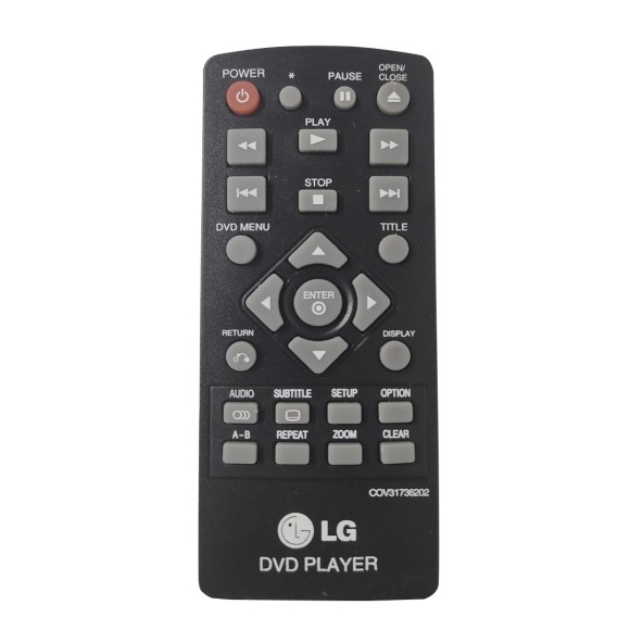 Controle Remoto DVD LG COV31736202 SN Controle Remoto DVD LG COV31736202 SN